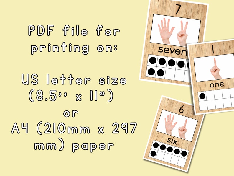 Tens Frame Number Cards Printable Maths Mastery 0-10 Numeral Flash ...