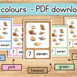 Number Cards Loose Parts Cards 0-10 Printable Digital Download EYFS ...