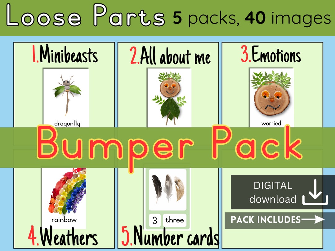Loose Parts Bundle | Reggio Emilia Classroom | Nature Activities for ...