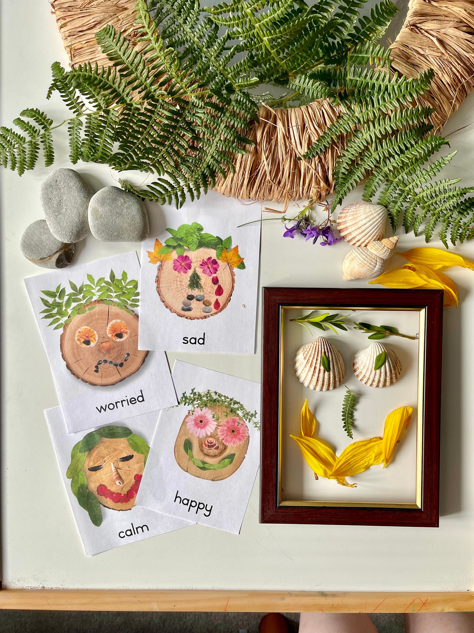 Loose Parts Play Emotions Activity, Feelings Flashcard, Reggio Inspired ...