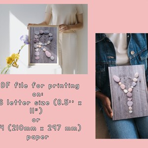 Pebble Alphabet Cards Printable | Nature Letters Digital Download ...