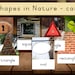 Shapes in Nature Cards Printable Digital Download Pre-k Resource ...