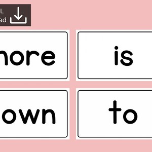 Printable Fry's 100 Sight Word Flashcards | Kindergarten-1st Grade ...