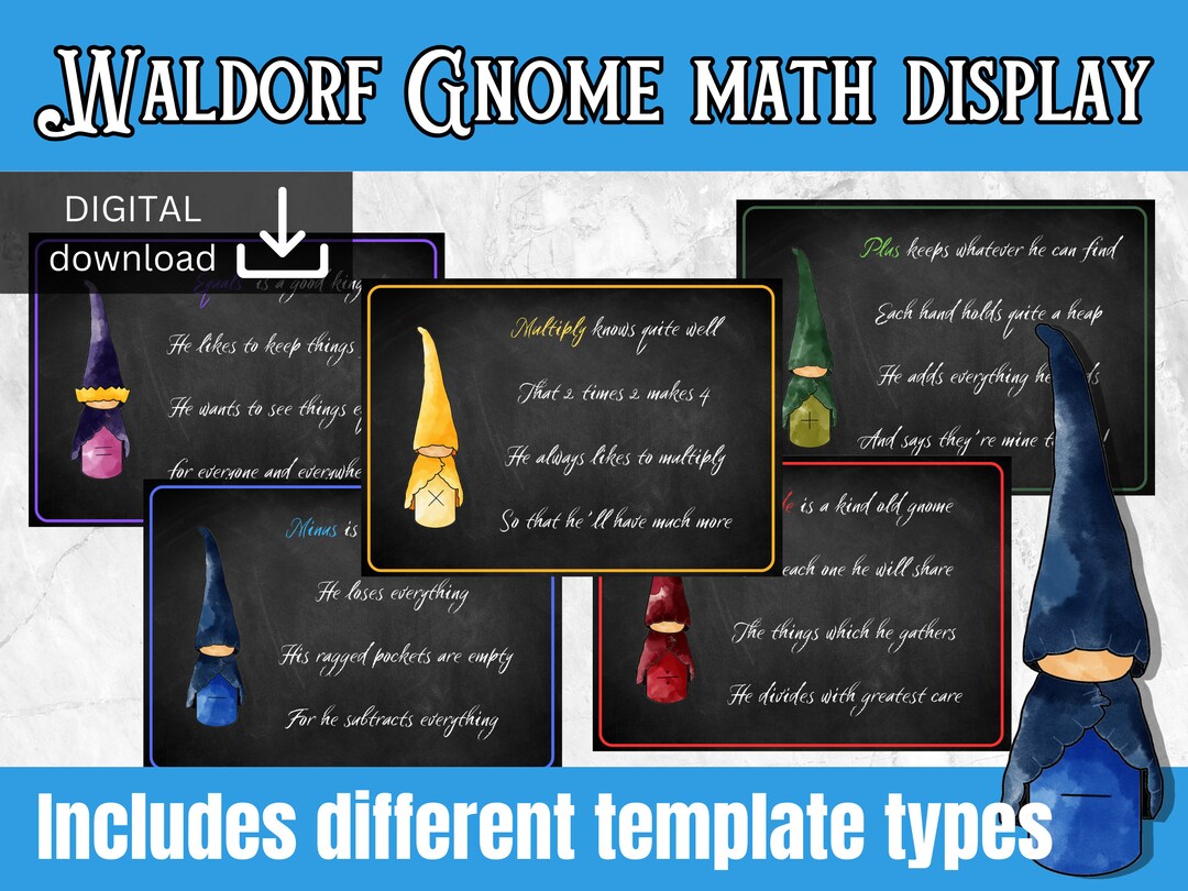 Waldorf Math Gnomes, Math Gnomes Stories, Waldorf Math Curriculum ...