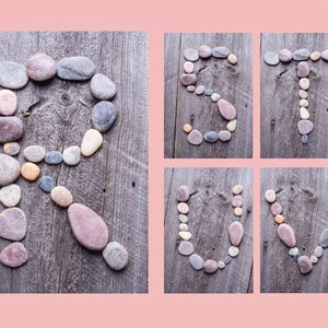 Pebble Alphabet Cards Printable | Nature Letters Digital Download ...
