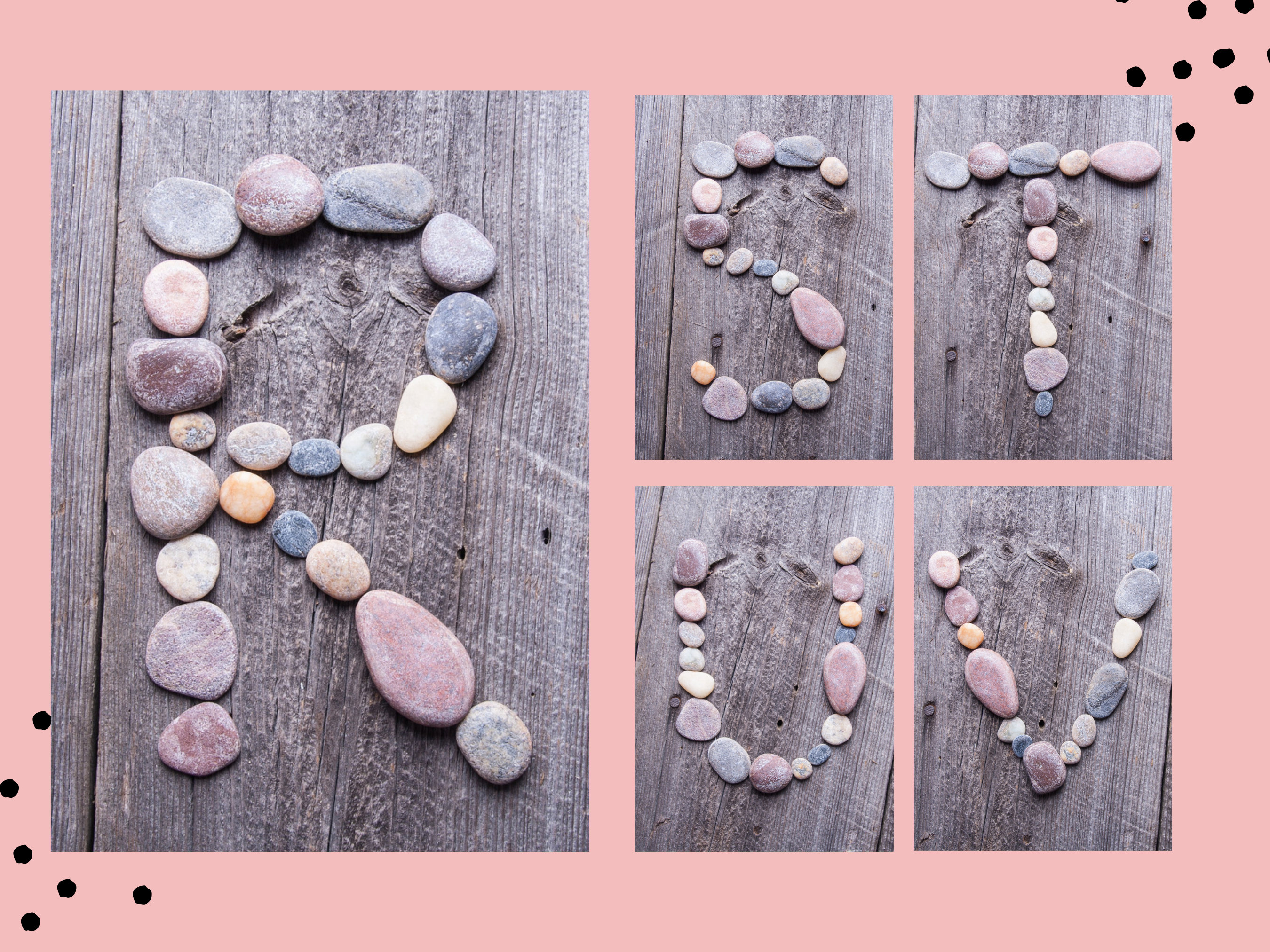 Pebble Alphabet Cards Printable | Nature Letters Digital Download ...