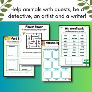 Nature Hunt Detective Printable | Outdoor Activity Sheets for Children ...