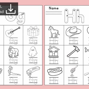 26 ABC Printable Alphabet Sounds Worksheets | Letter Formation Practice ...