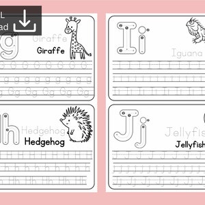 26 ABC Phonics Tracing Cards | Letter Formation Practice | Preschool ...