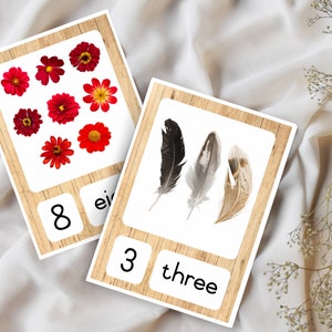 Number Cards Loose Parts Cards 0-10 Printable Digital Download EYFS ...