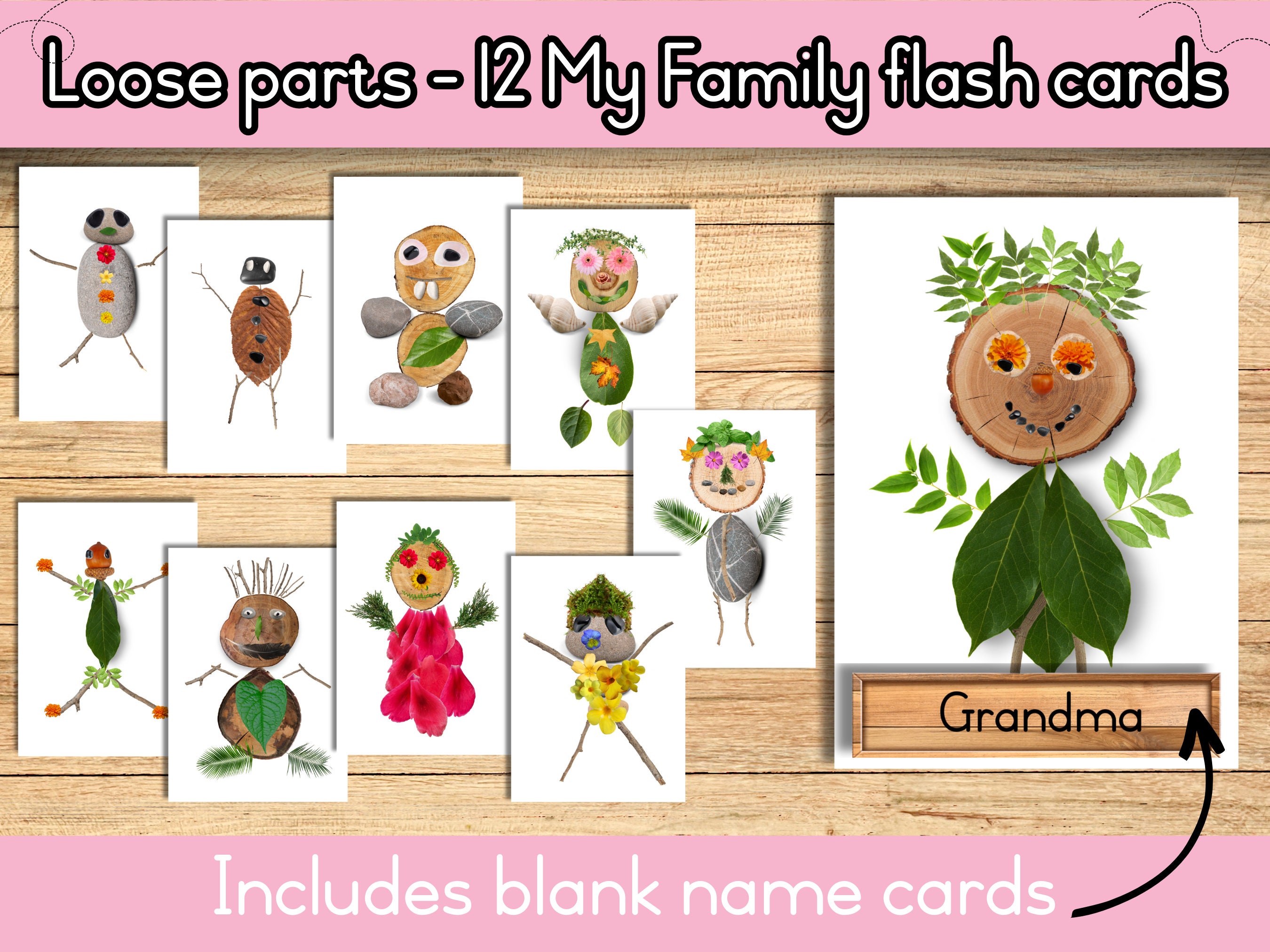 Loose Parts All About Me, Who Am I Printable, My Family Printable ...