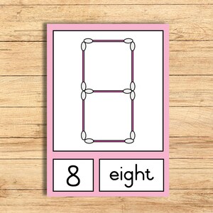 Q-tip Number Activity for Kindergarten Cotton Bud Play Independent ...