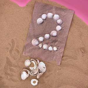 Beach Number Cards Sand Shells Seaside 0-10 Numbers Printable EYFS ...