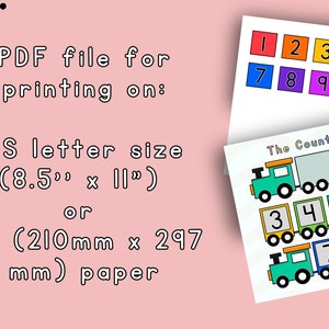 Number Matching Activity | Preschool Math Printable | Toddler Busy ...