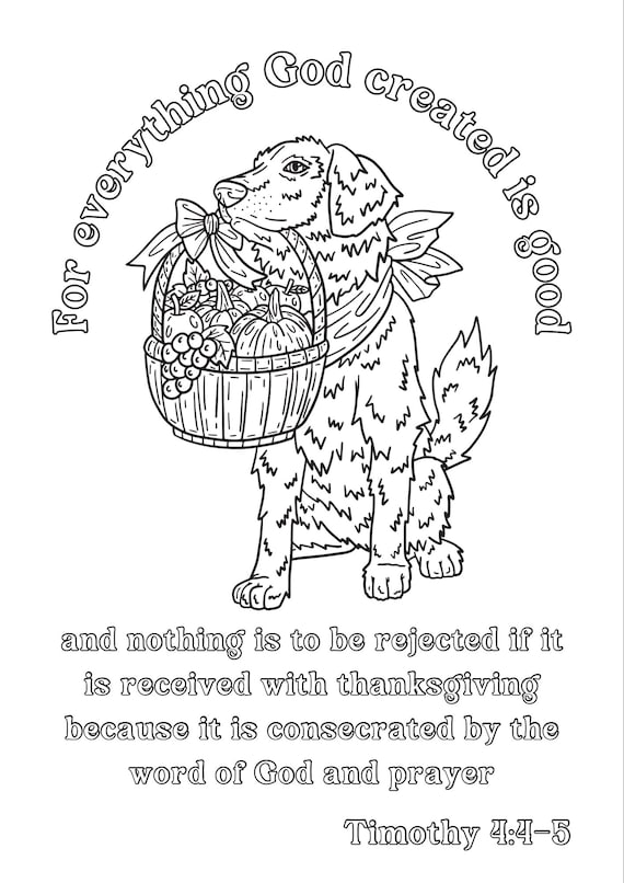 Dibujos Cristianos Para Colorear De Thanksgiving