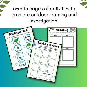 Nature Hunt Detective Printable | Outdoor Activity Sheets for Children ...