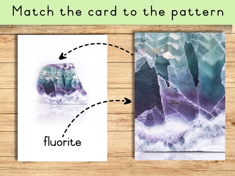 Gemstones Printable Flashcards | Minerals and Crystals Matching ...