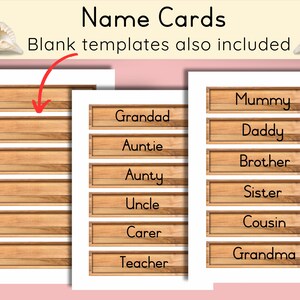 Loose Parts All About Me Cards | All About Me Cards | My Family ...