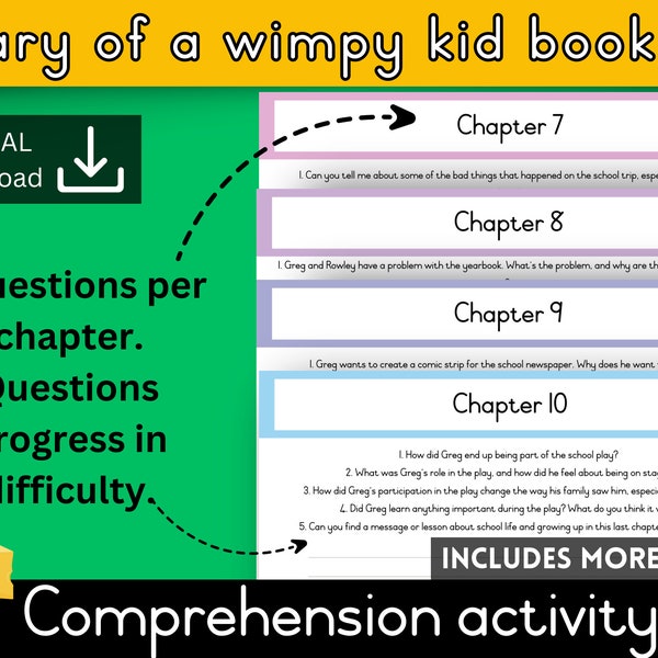 Diary of a Wimpy Kid - Etsy