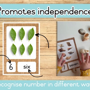 Number Cards Loose Parts Cards 0-10 Printable Digital Download EYFS ...