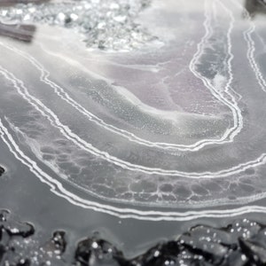 Custom Resin Geode Table Top Housewarming Gift/ Coffee Table/ Accent ...