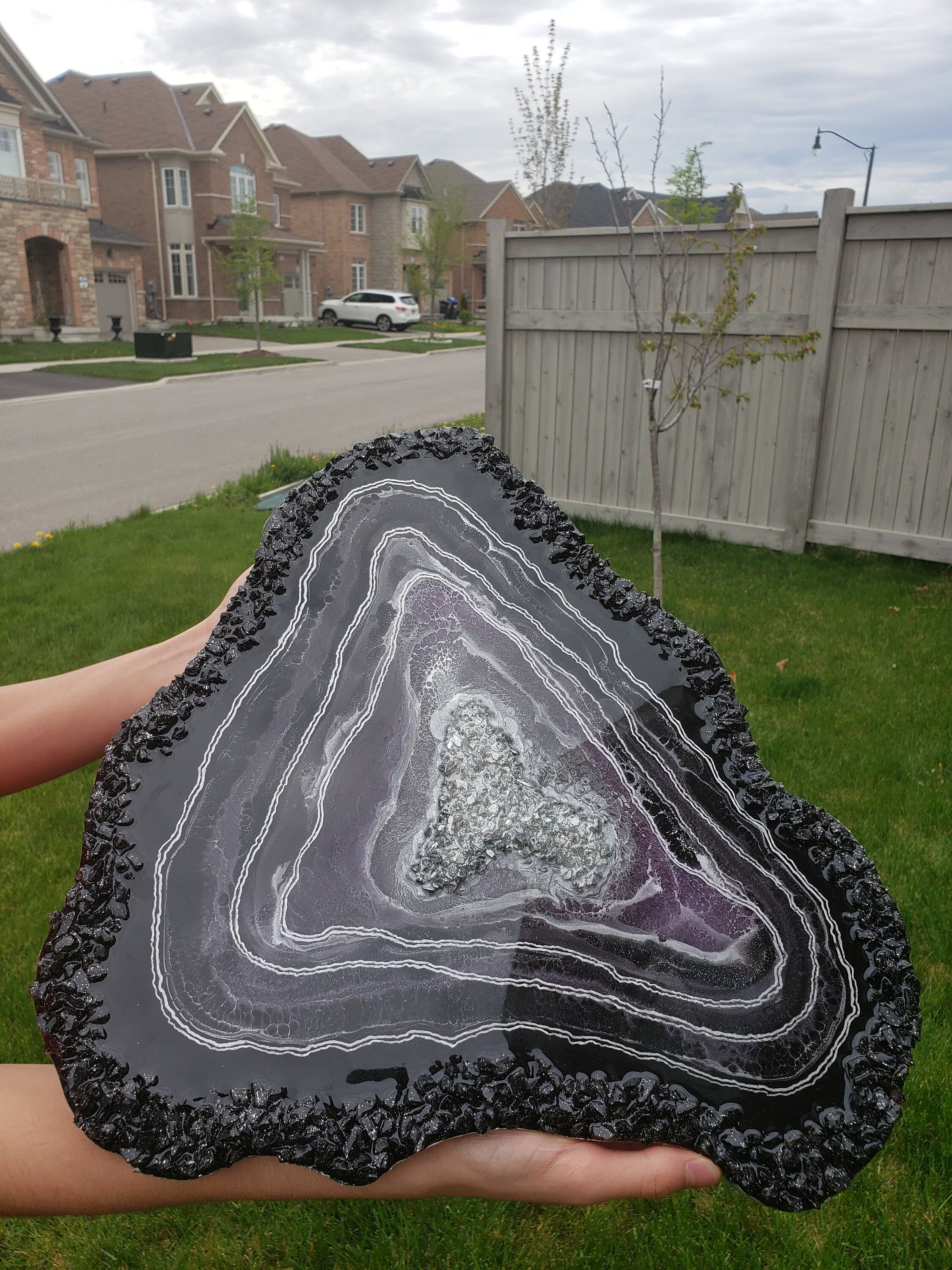 Custom Resin Geode Table Top Housewarming Gift/ Coffee Table/ - Etsy