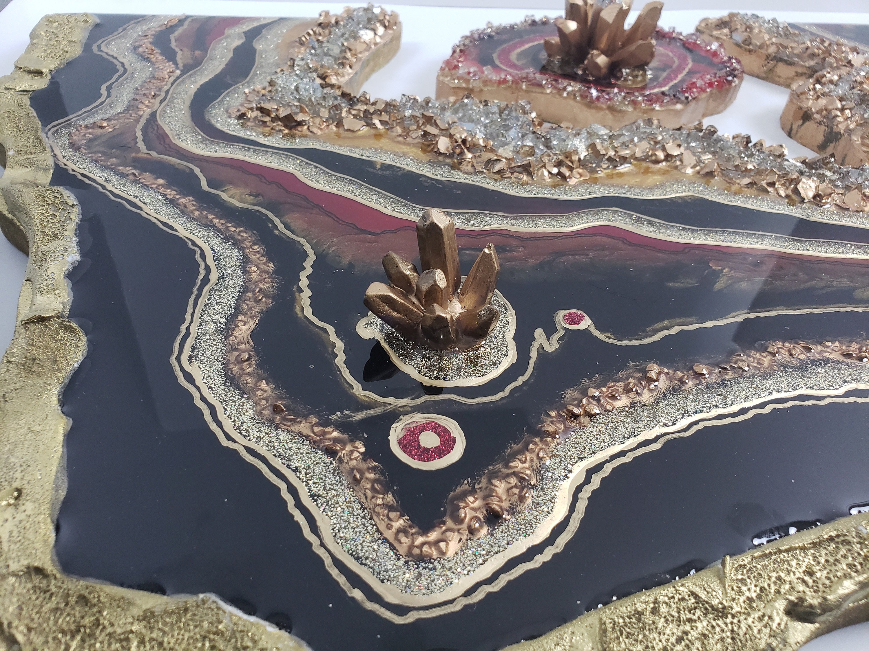 3D Geode Wall Art Resin Geode Painting Geode Art Epoxy - Etsy