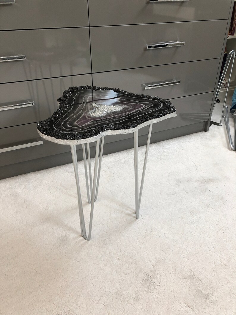 Custom Resin Geode Table Top Housewarming Gift/ Coffee Table/ - Etsy