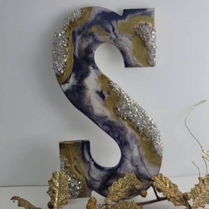 Personalized Geode Letters fathers Day Gift Alphabets initials Birthday ...