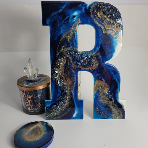 Personalized Geode Letters fathers Day Gift Alphabets - Etsy