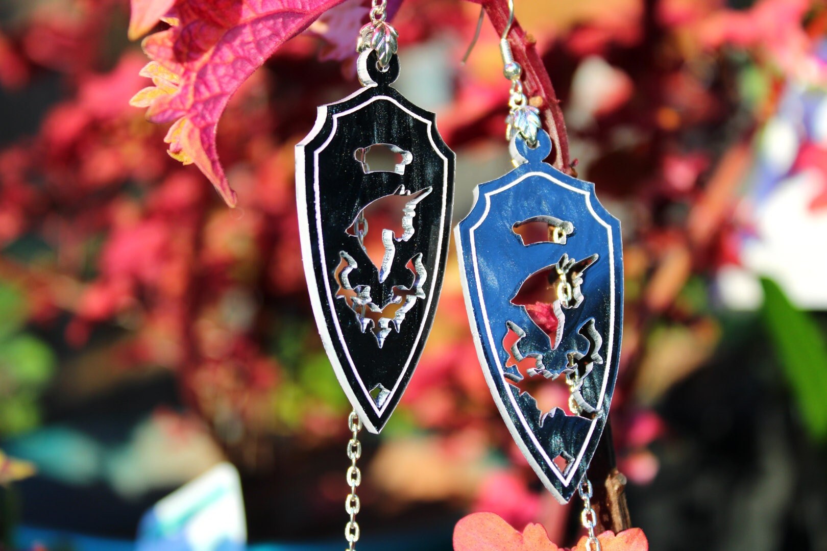 FFXIV Haurchefant / Fortempts Black and Pastel Pink Shield - Etsy