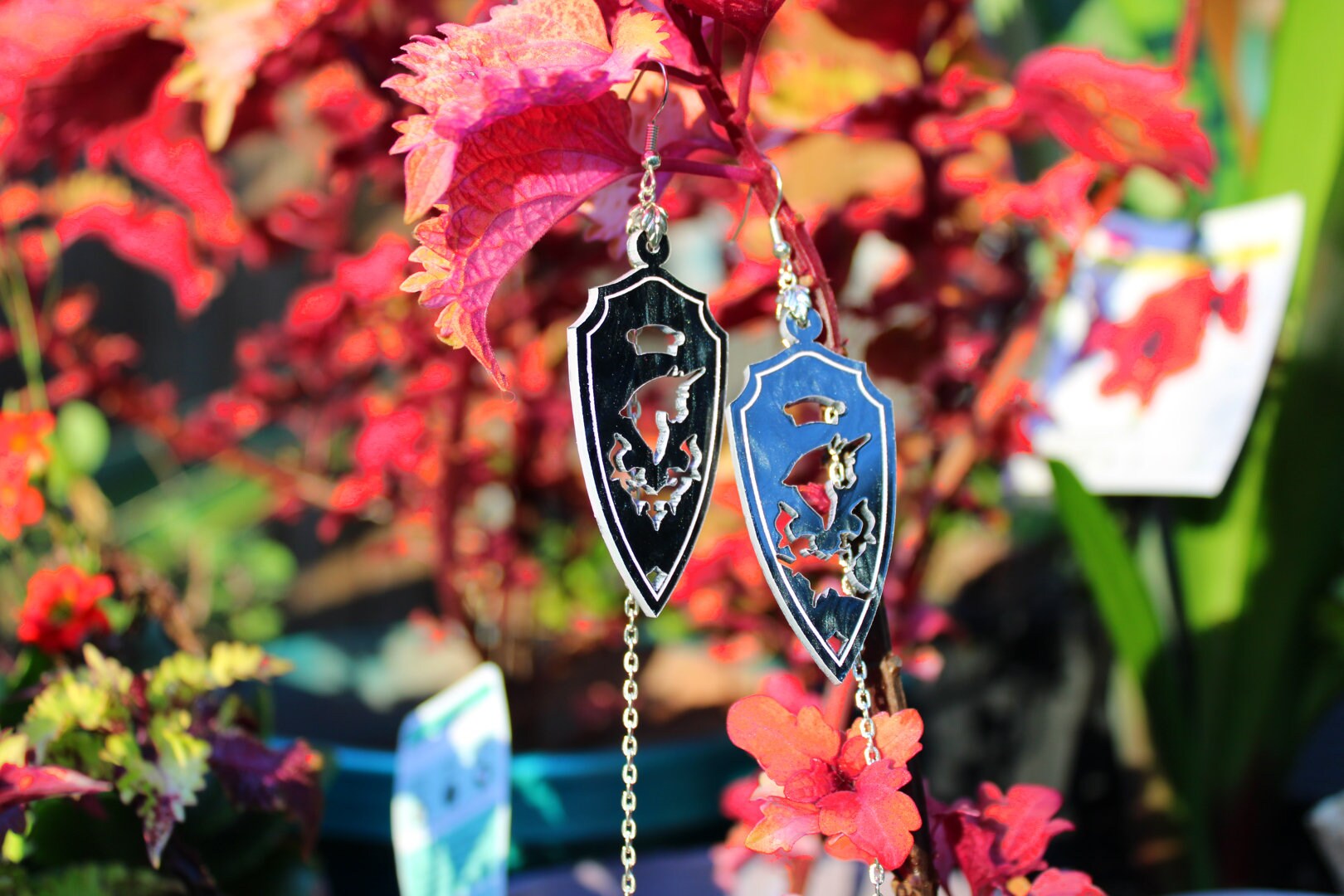 FFXIV Haurchefant / Fortempts Black and Pastel Pink Shield - Etsy