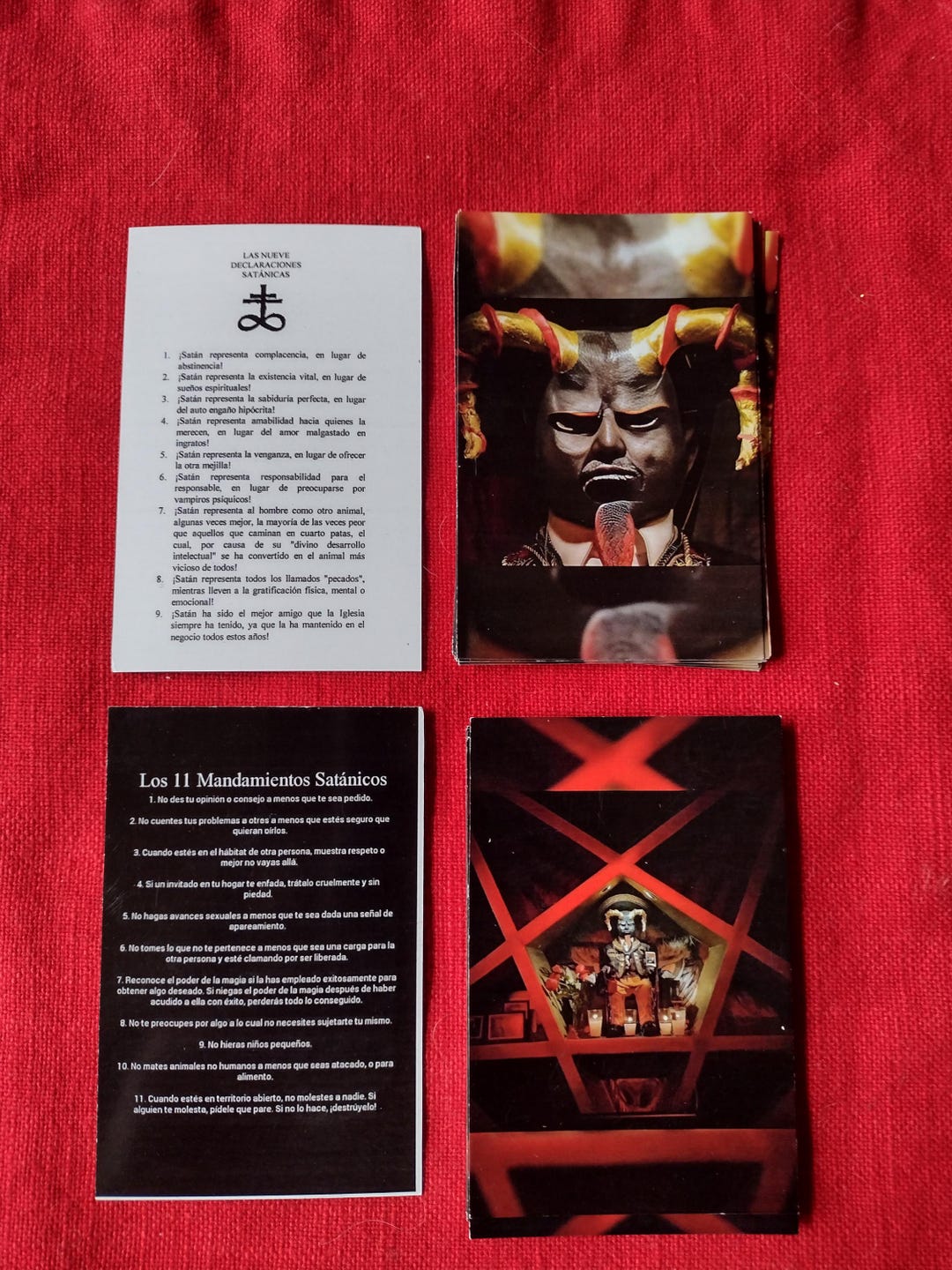 Angelito Negro Cartas De Oracion Chant Cards Dark Angel Spanish - Etsy