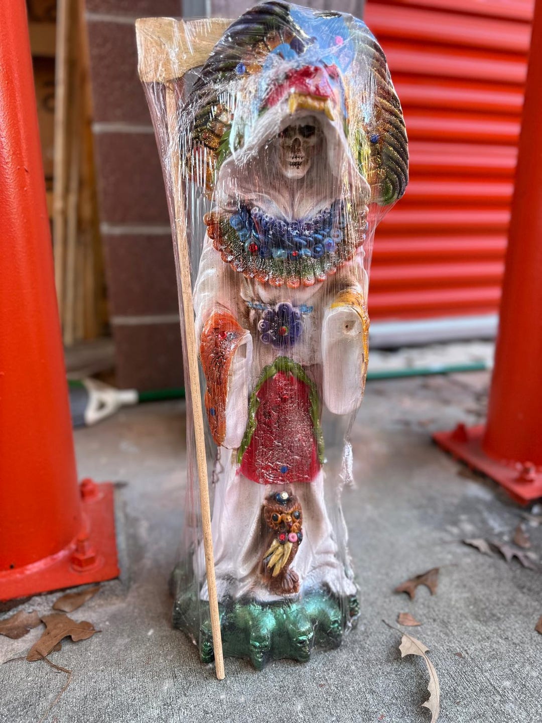 Santa Muerte Aztec Statue Prepared 24 Inches - Etsy