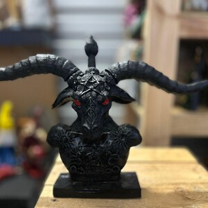 Baphomet Bust Removable Horns Baphomet Busto Celestial Príncipe De La ...