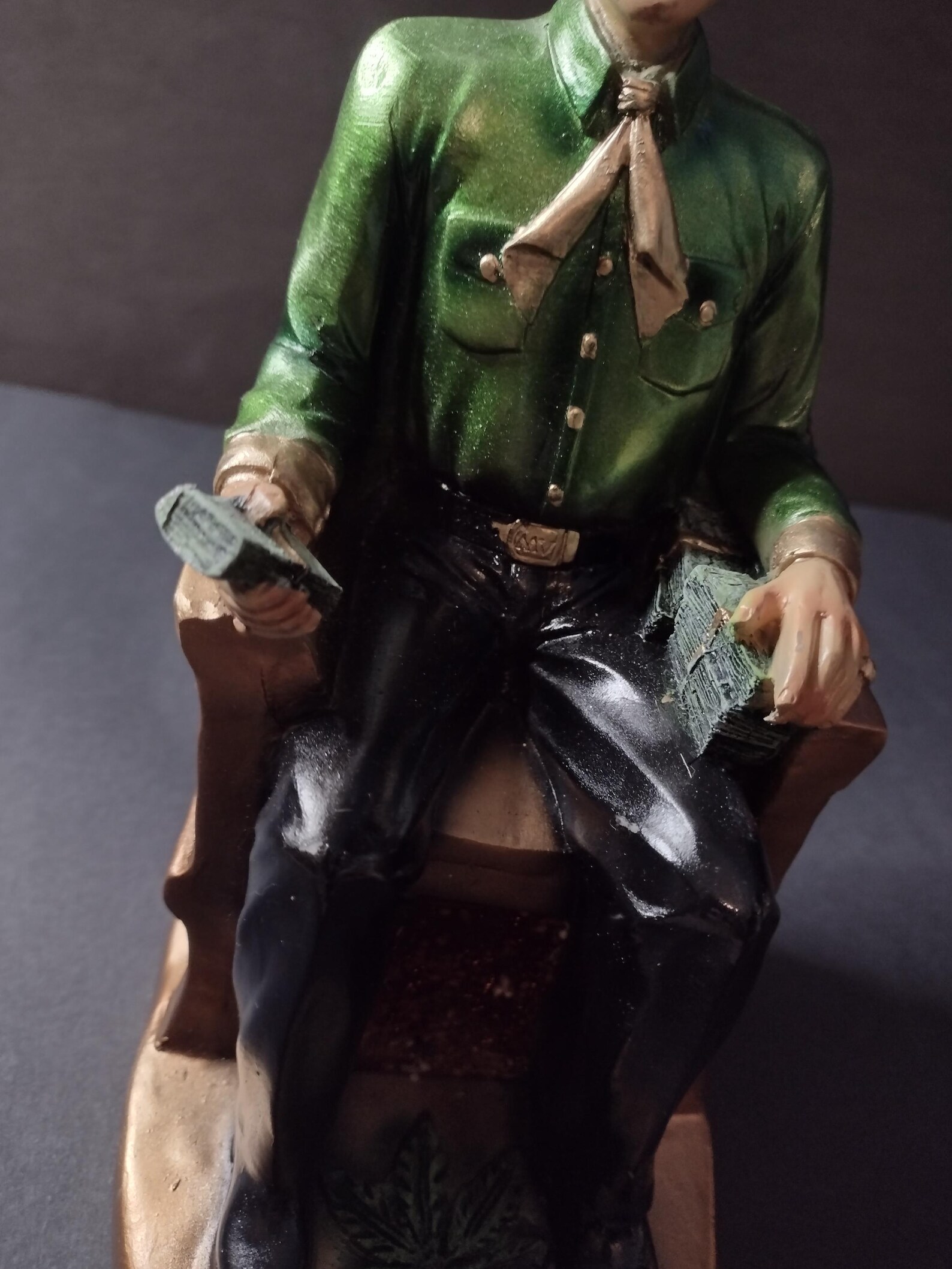 Jesus Malverde Seated Prepared Statue - Etsy