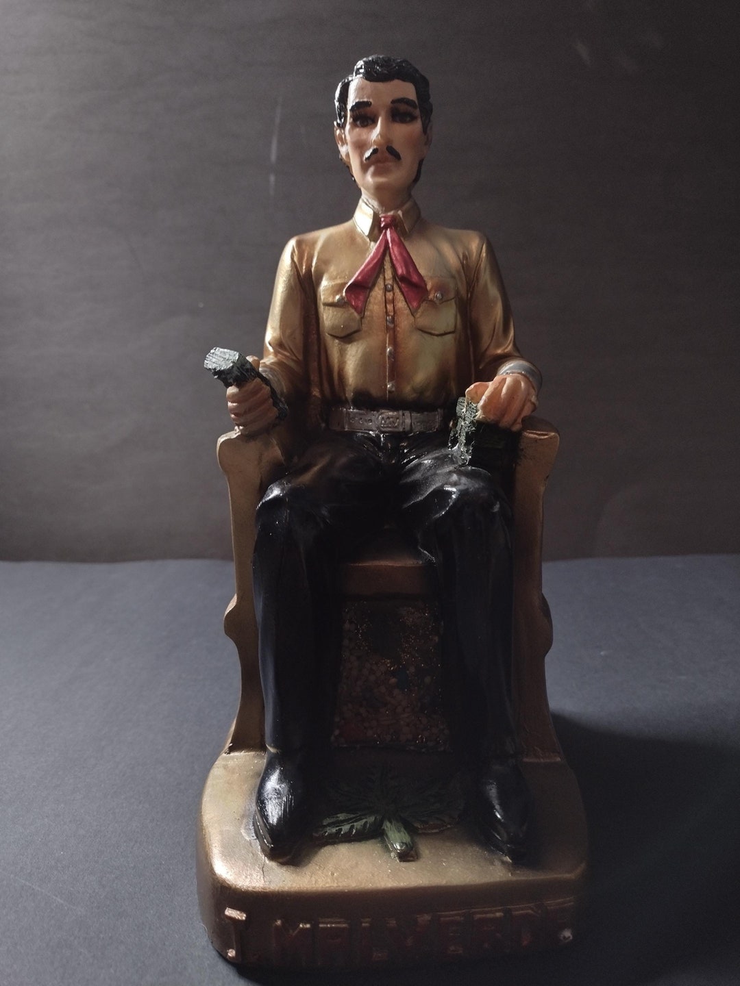 Jesus Malverde Seated Prepared Statue - Etsy
