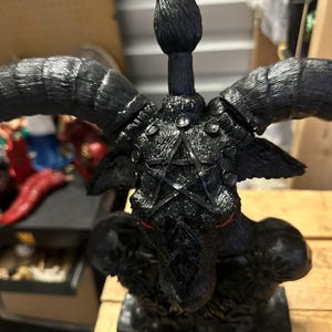 Baphomet Bust Removable Horns Baphomet Busto Celestial Príncipe De La ...