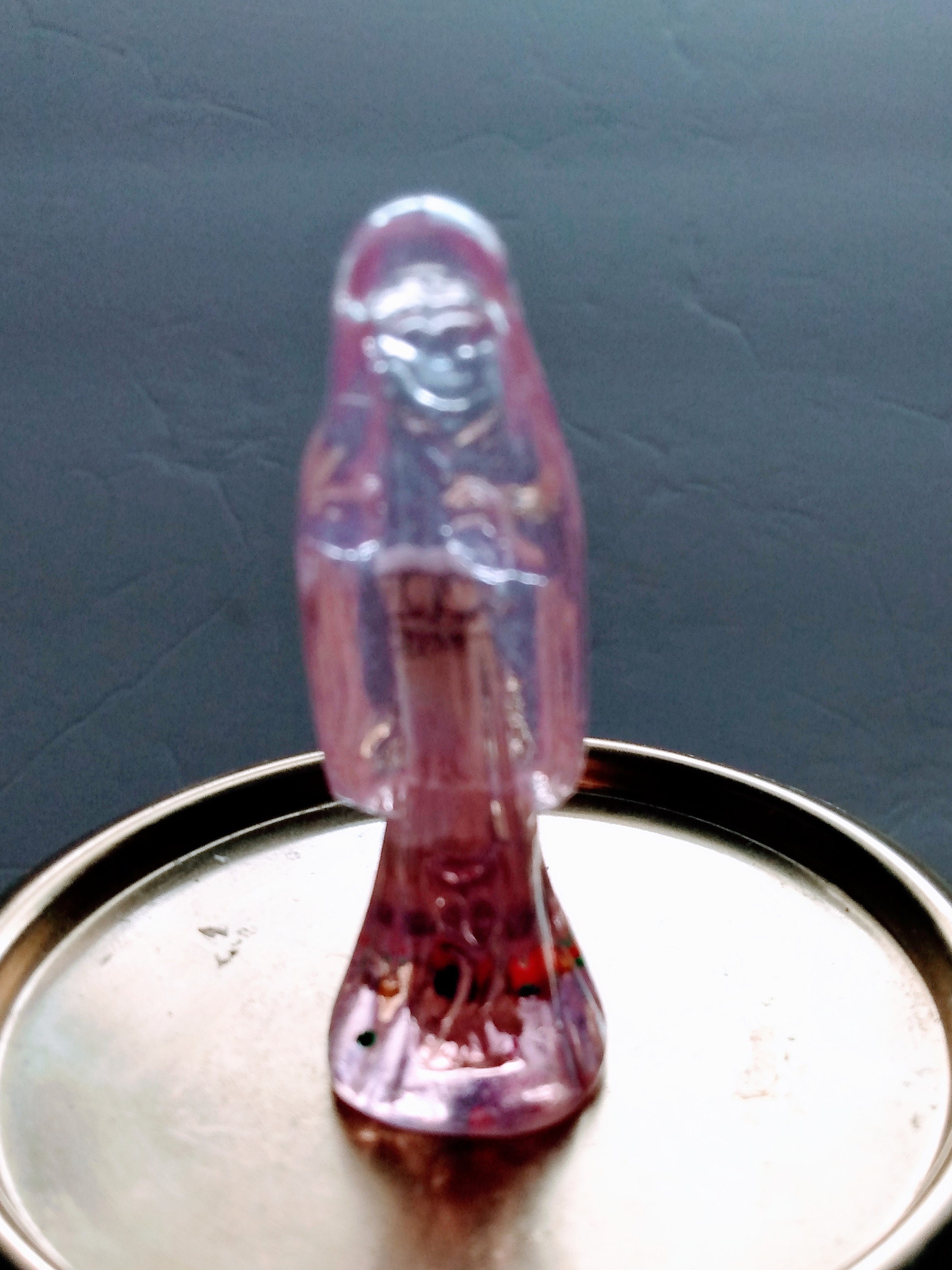 Translucent Holy Death Santa Muerte Dinero Prepared Statue - Etsy