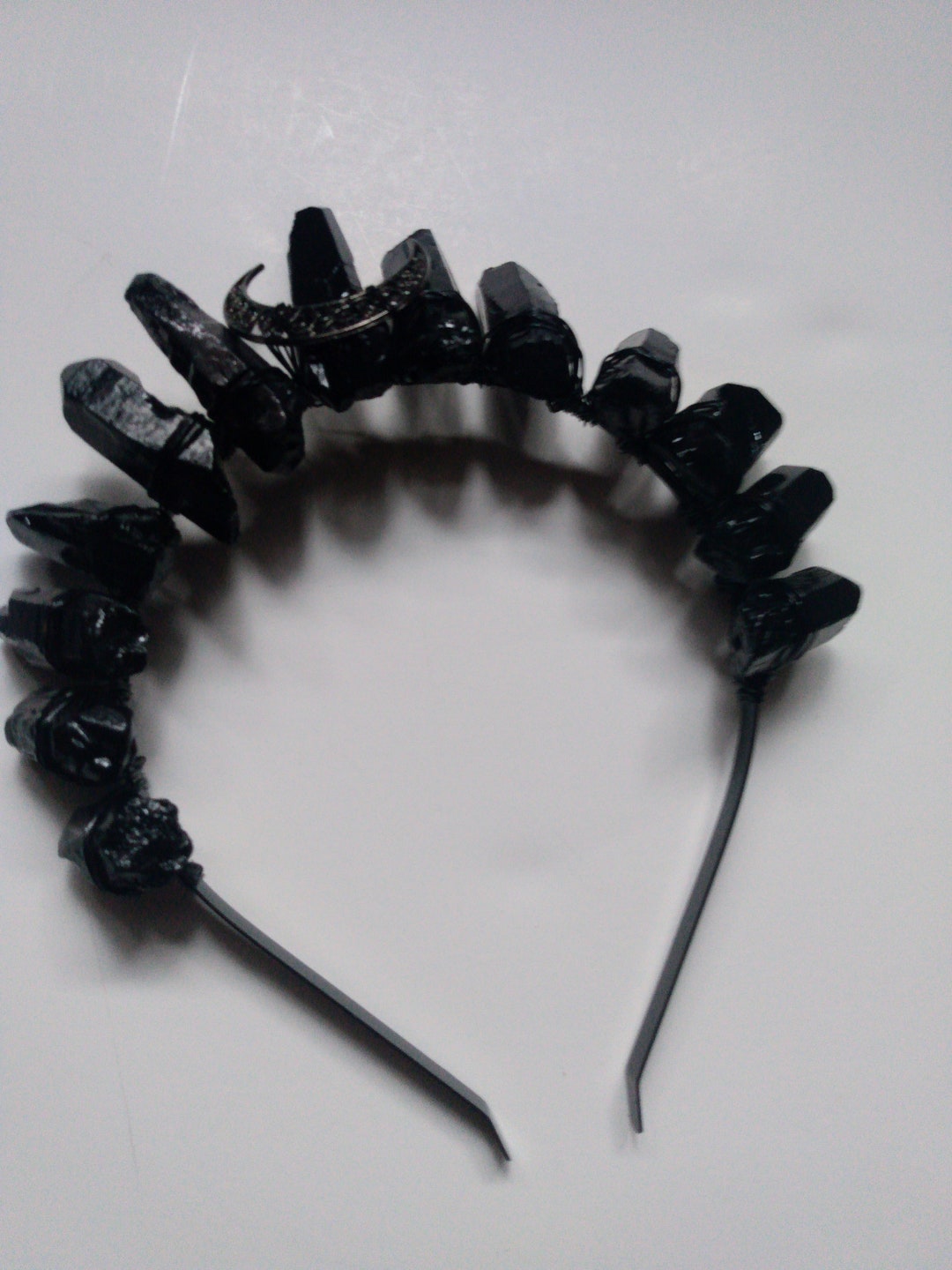 A Black Obsidian Crown for Your Queen Santa Muerte 2-3 Foot Holy Death ...