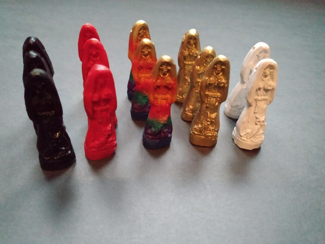 Santa Muerte Mini Statuette 1.5 Inches - Etsy