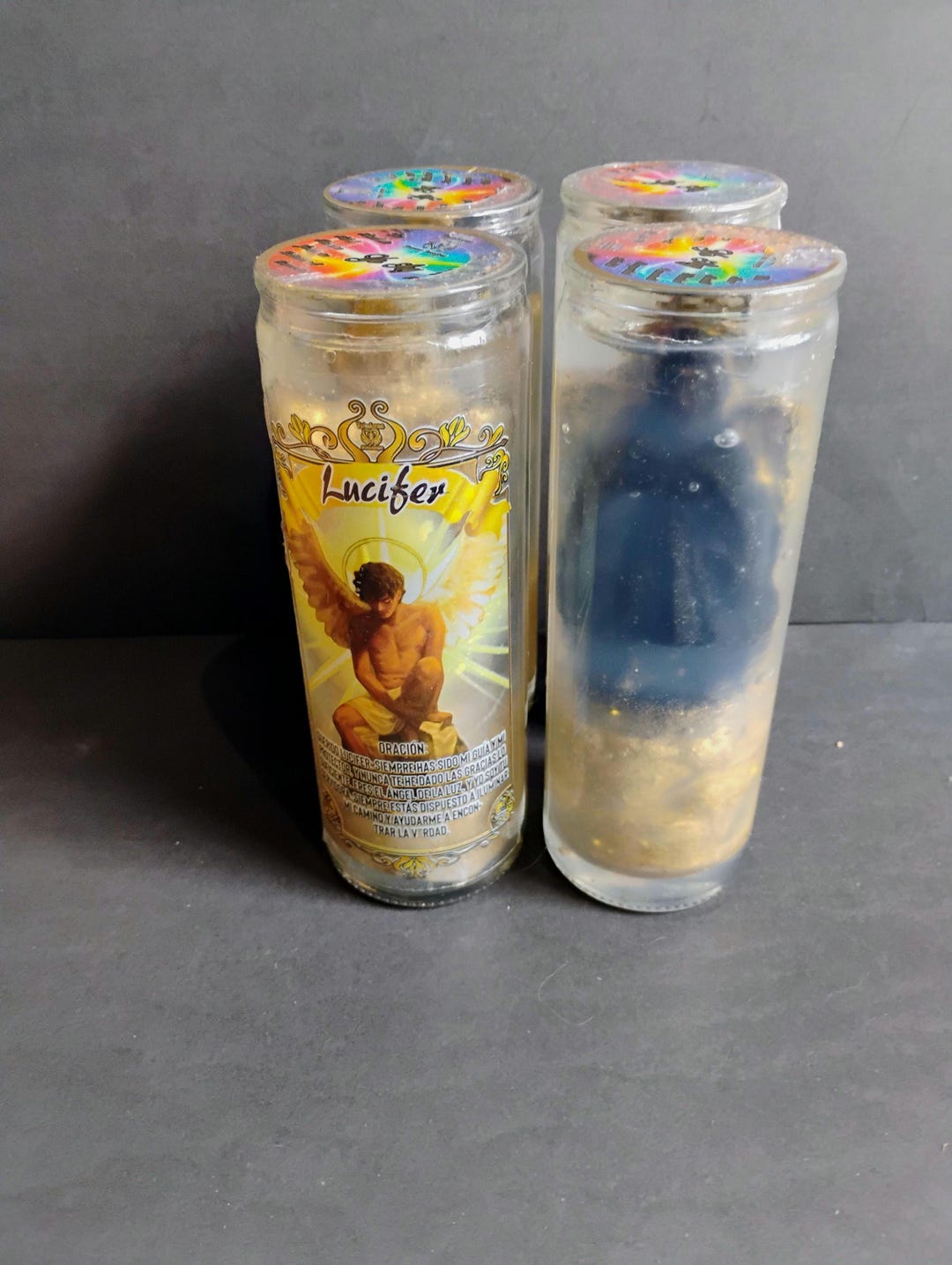 Lucifer Gel Protection and Wealth Prepared Ritual Candle. - Etsy