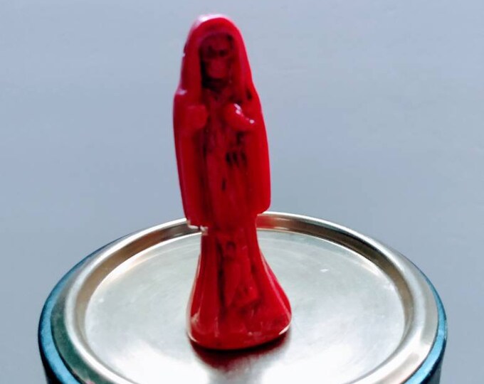 Santa Muerte Red Statue. - Etsy