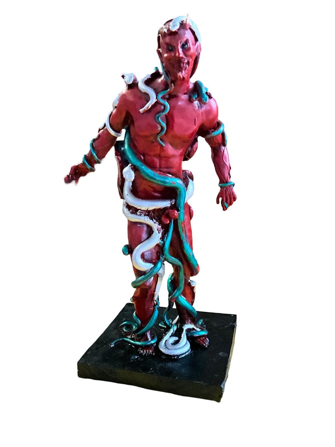 Templar Sabbatic Red Sliver Baphomet Satan Gold 18"x10"/devil/evil ...