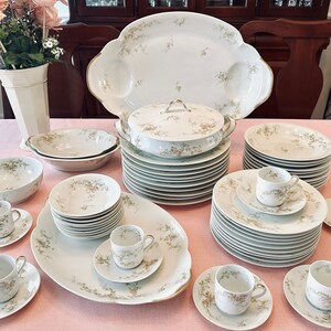 Theodore Haviland Limoges Pink Morning Glories - Etsy