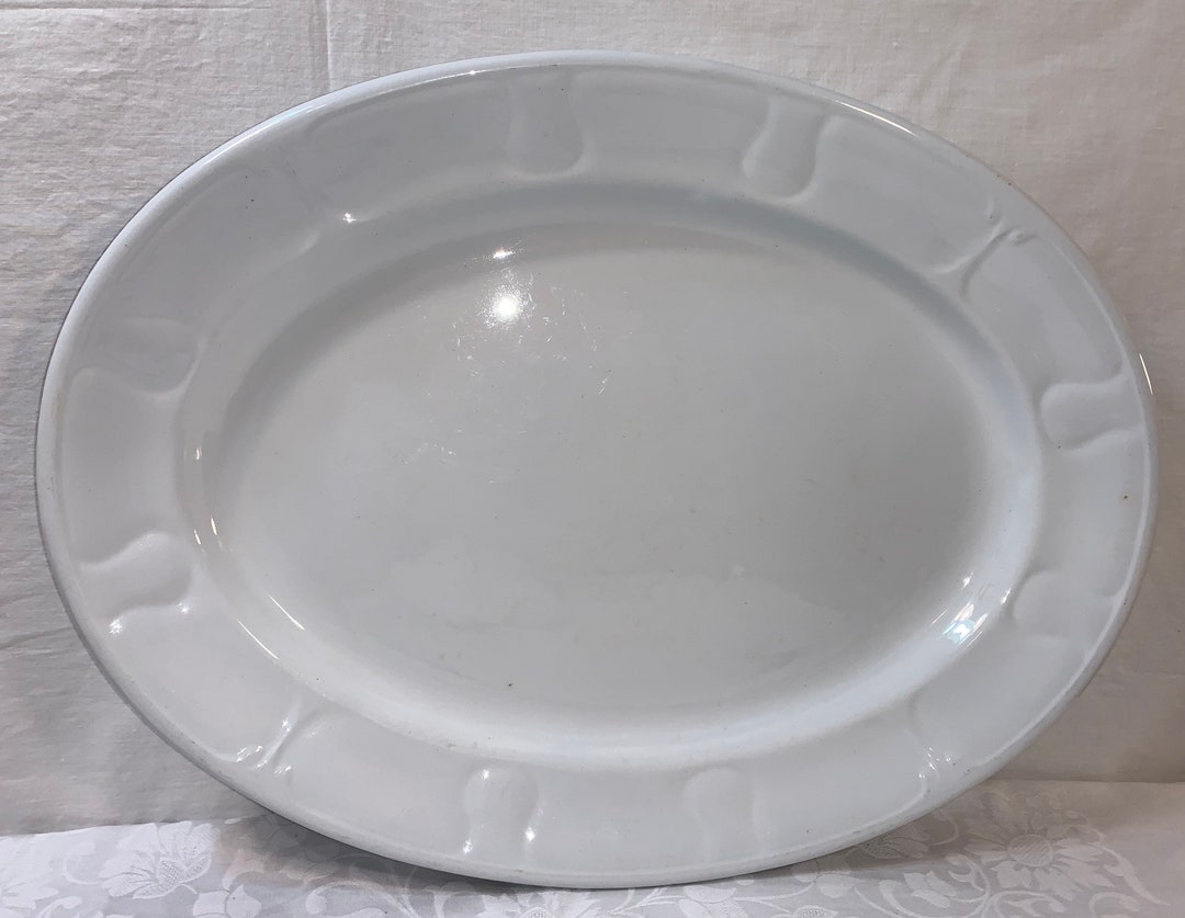 Antique Circa 1850 Very Large Jacob Furnivals Platter - Etsy