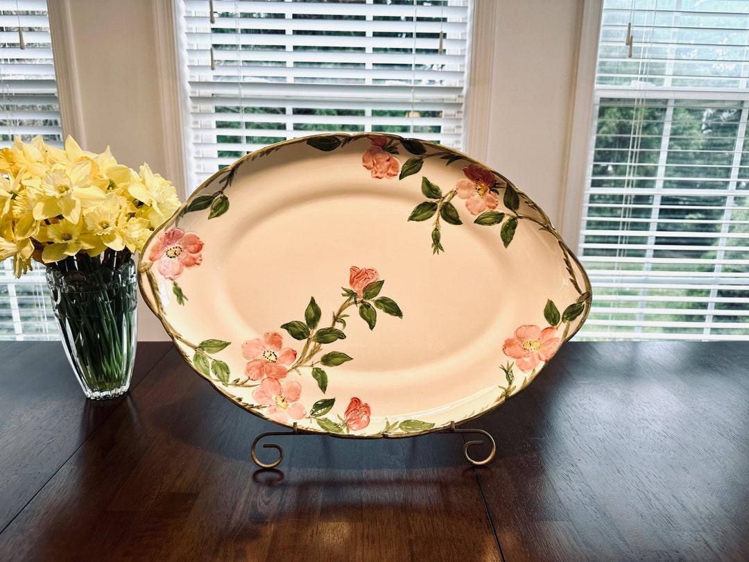 Large Desert Rose Serving Platter - Etsy