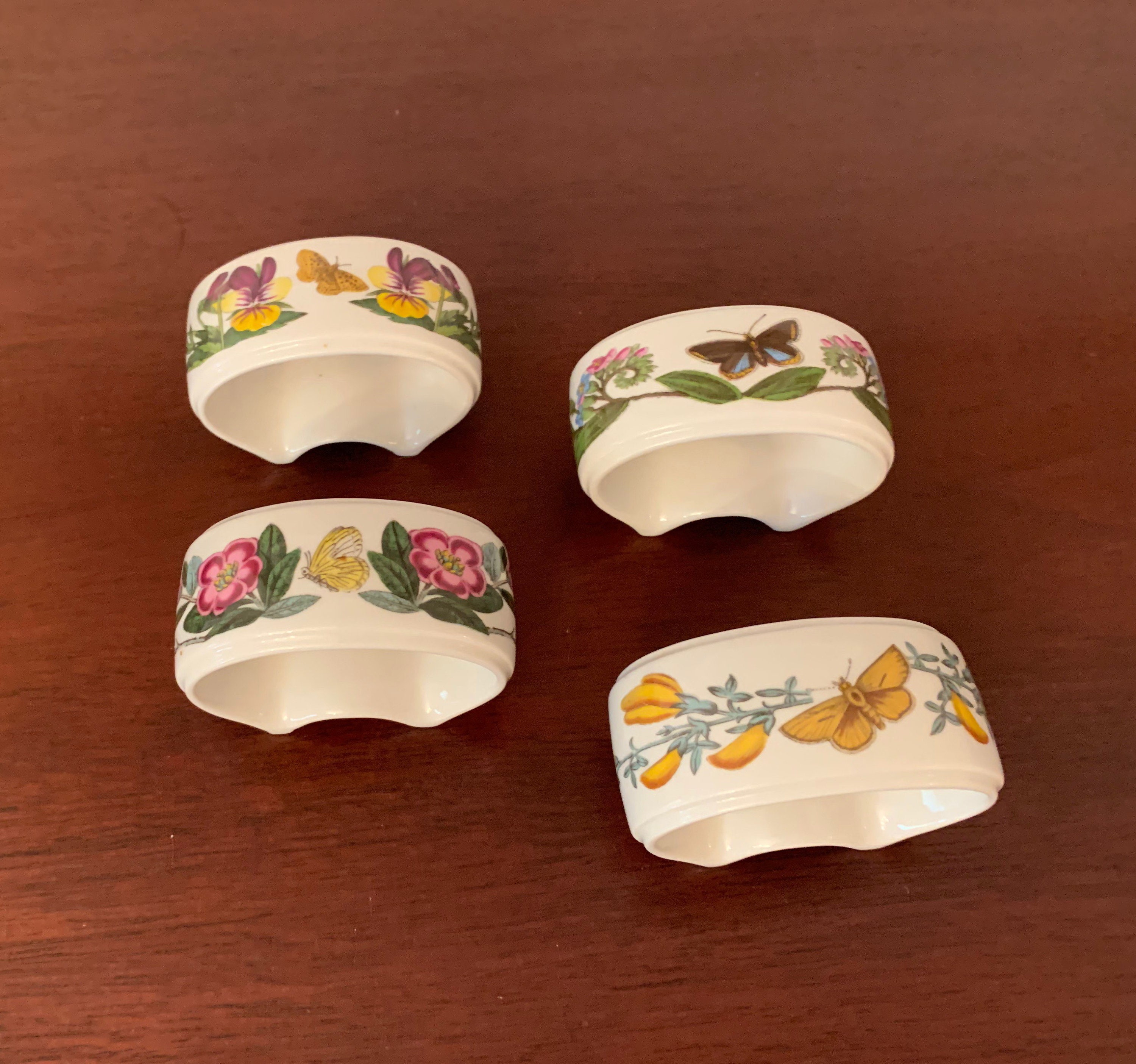 4 Portmeirion Botanic Garden Napkin Rings | Etsy