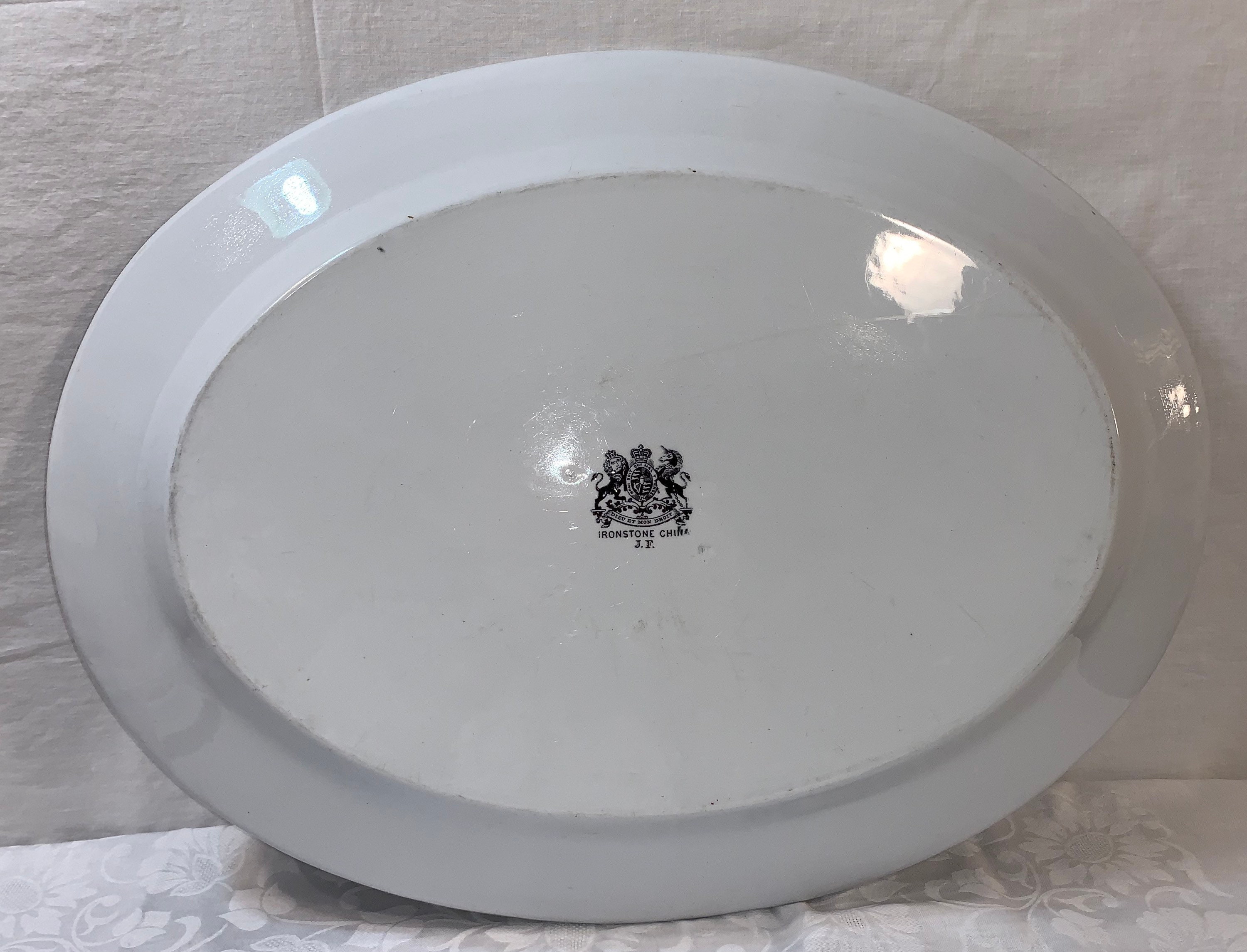 Antique Circa 1850 Very Large Jacob Furnivals Platter - Etsy