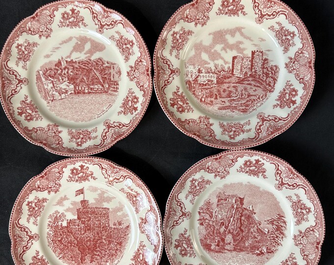 4 Johnson Brothers Old British Castles Special Salad Plates - Etsy